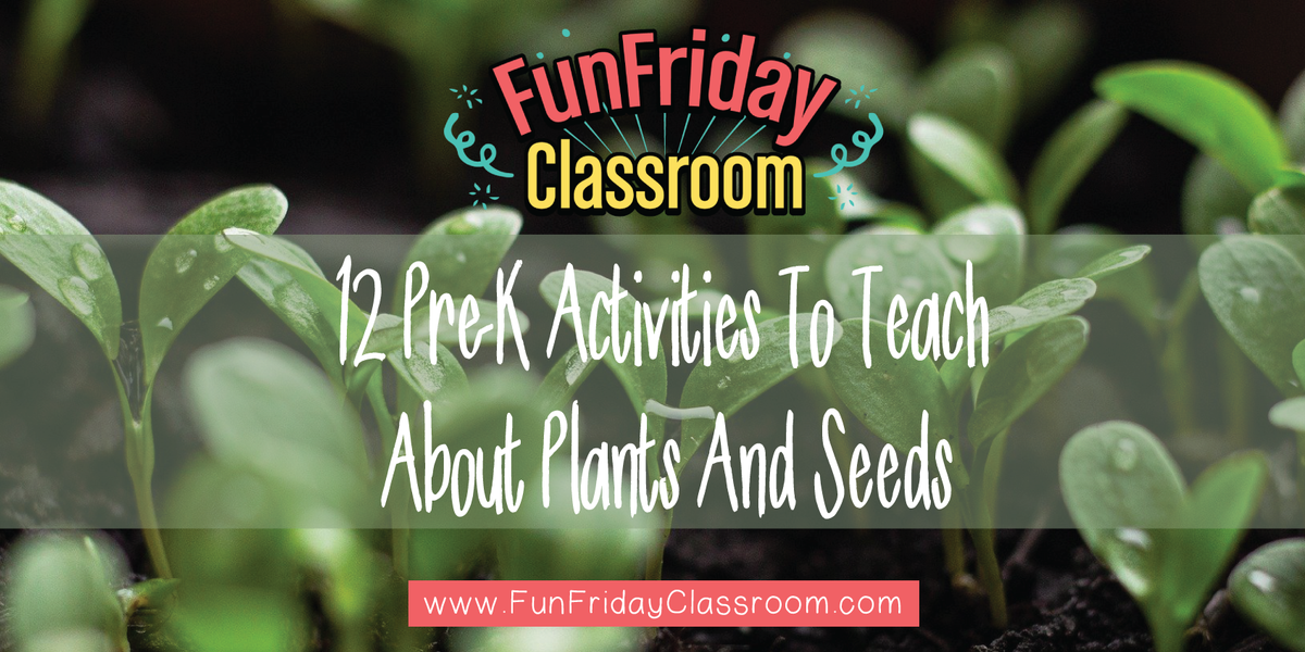 12 Pre-K Activities To Teach About Plants And Seeds — Kindergarten Crate
