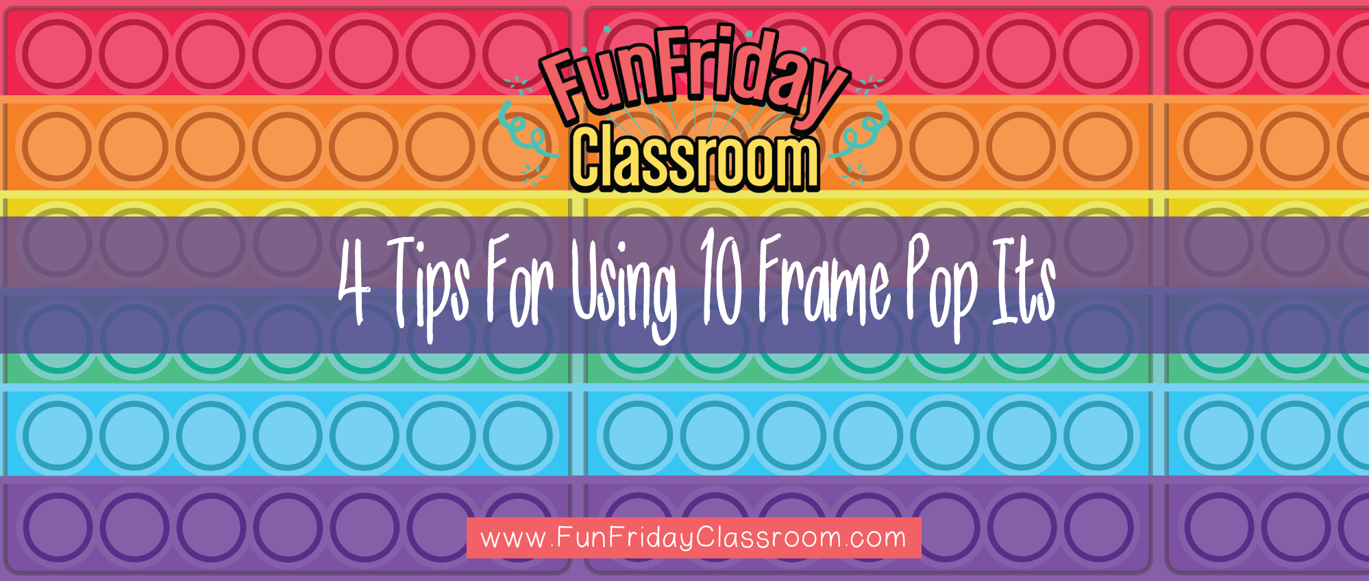 Ten Frame POPS Math Kindergarten Crate Ideas