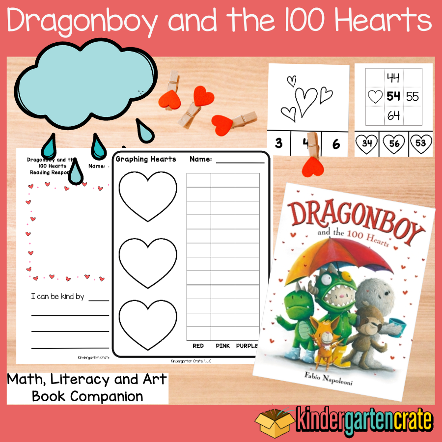 Dragonboy and the 100 Hearts Printable Activities — Kindergarten Crate
