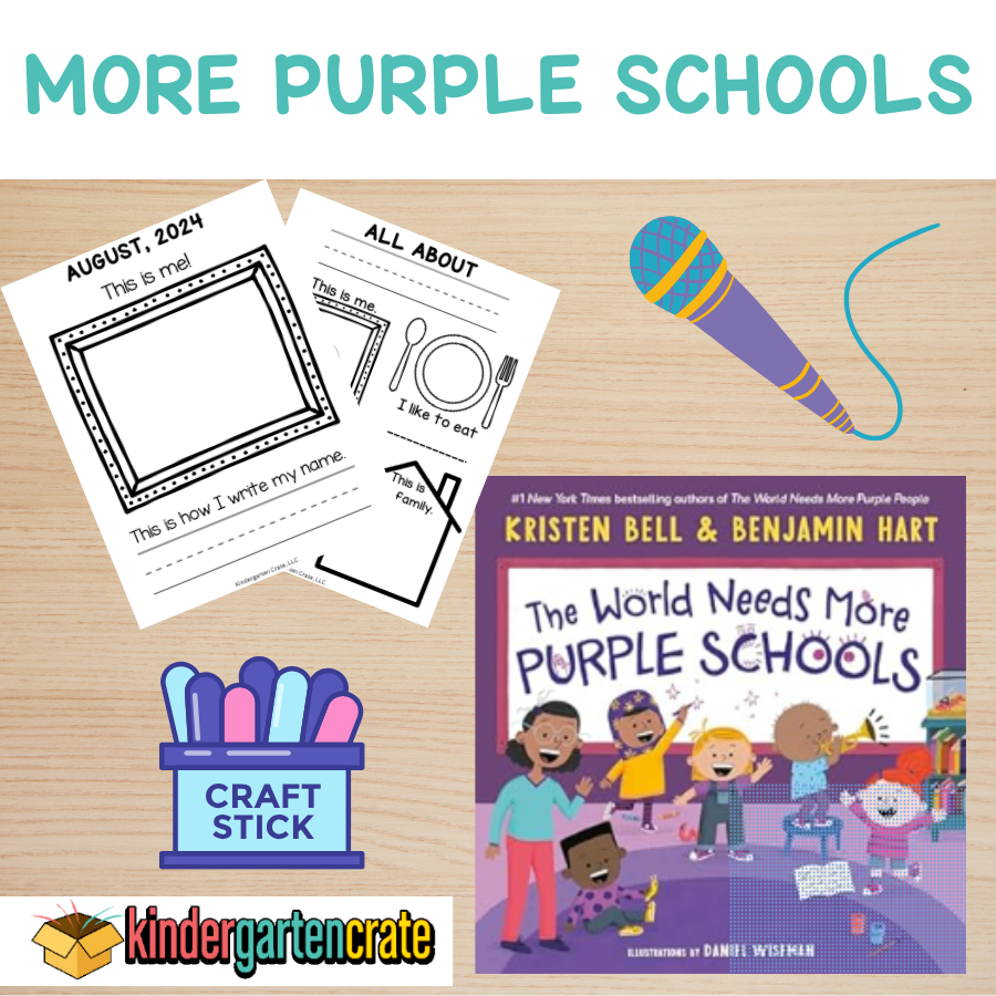 The World Needs More Purple Schools - Begin with Books Printable Activ ...