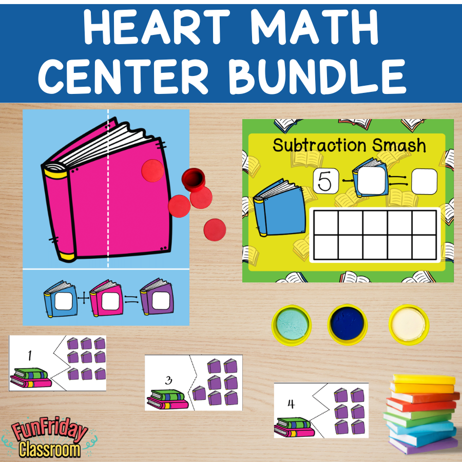 Addition / Subtraction Center Bundle - Book Theme — Kindergarten Crate