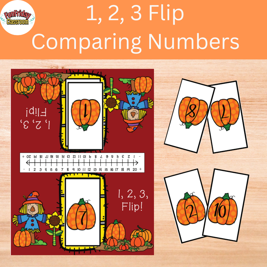 Flip Pumpkin Number Game Kindergarten Printable — Kindergarten Crate