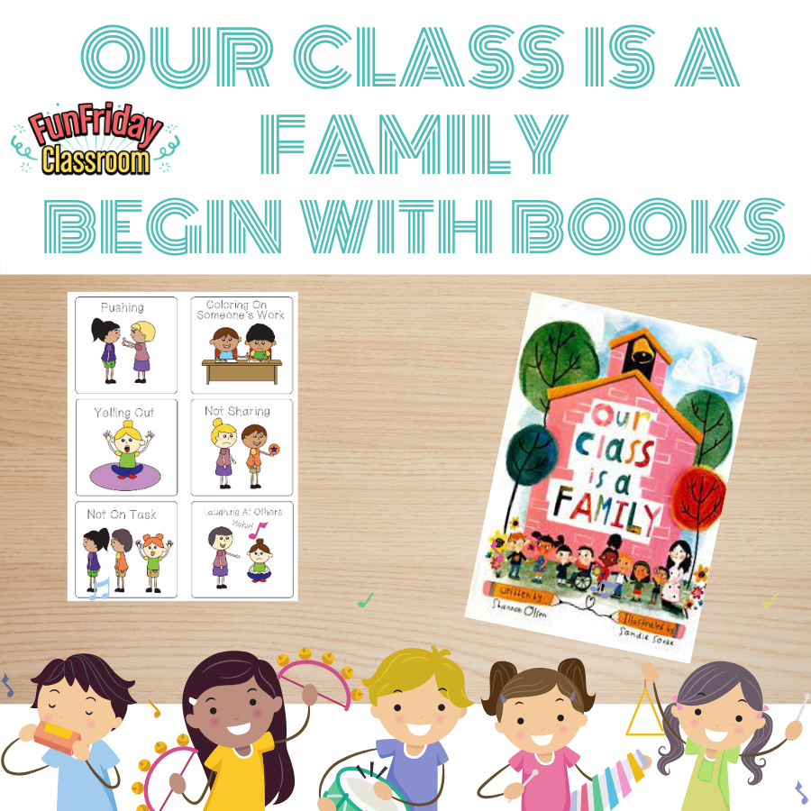Our Class is a Family - Begin with Books Printable Activities ...