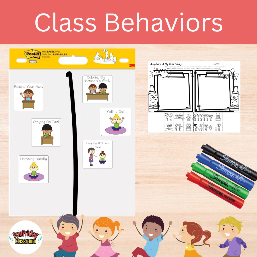 Learning Classroom Behaviors Sort — Kindergarten Crate